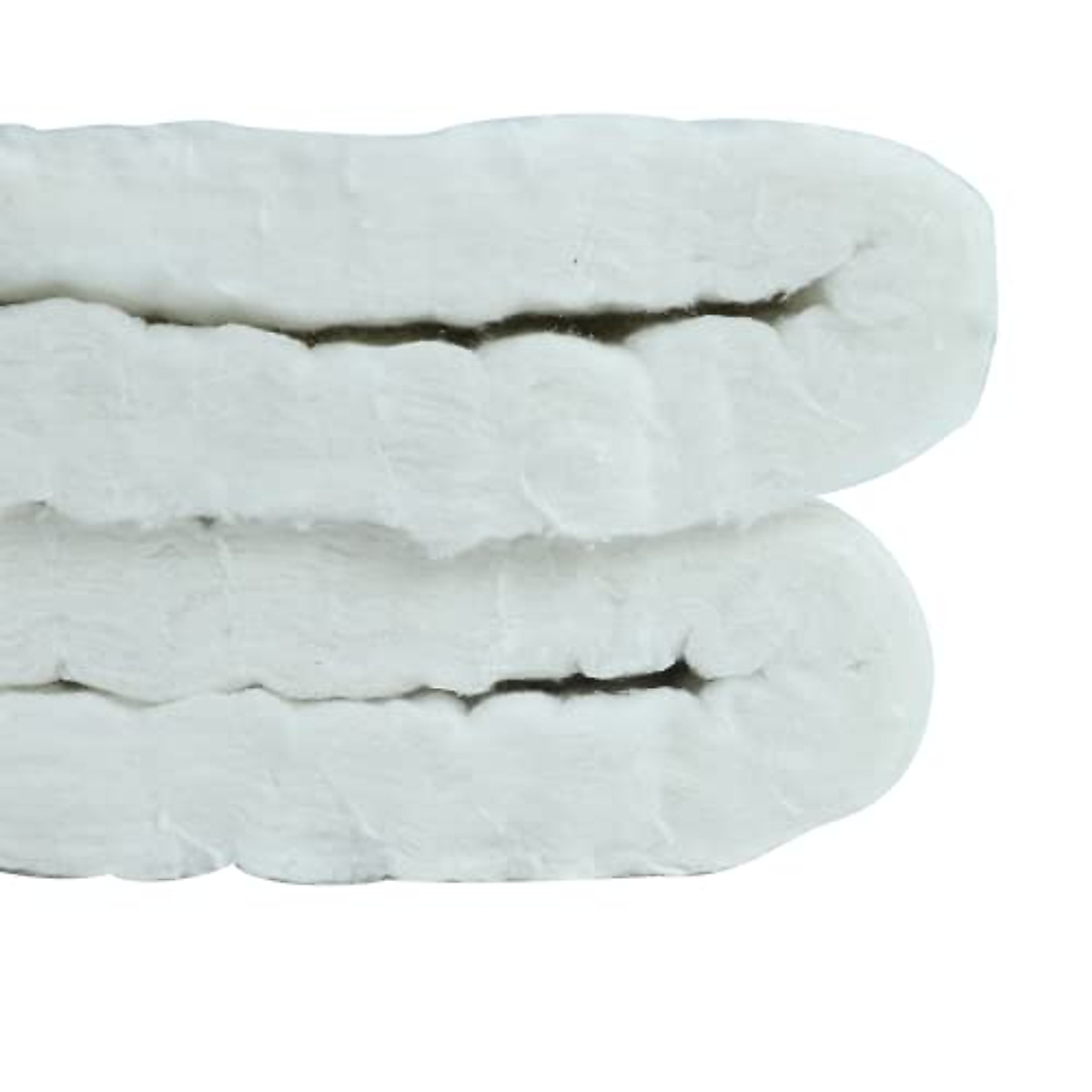 BACLAUGH 1"x24"x72",2400F Ceramic Fiber Fireproof Insulation Blanket, Applicable to Furnace, forging, kiln and Stove