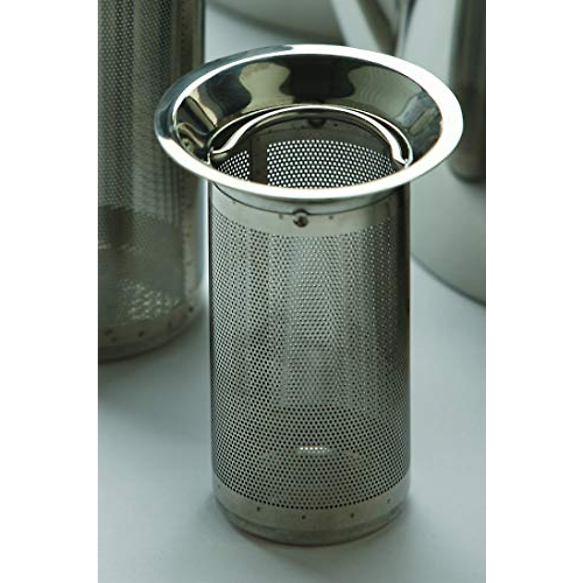 Frieling USA 0127 18/8 Brushed Stainless Steel Primo Teapot with Infuser, 7.5" H, Silver