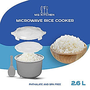 Microwave Rice Cooker and Vegetable Steamer