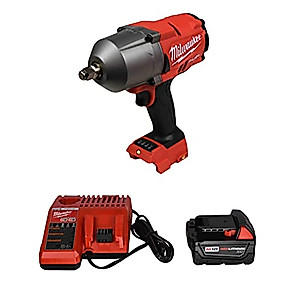 Milwaukee 2767-20 1/2" Impact Wrench,48-11-1820 18v 2Ah Batt, 48-59-1812 Charger