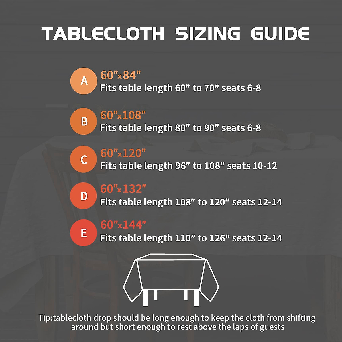 EVERLY Pure Linen Hemstitch Tablecloth,100% Stonewashed French Linen tablecloths for Kitchen Dining Rectangle Tables,60x108Inch Machine Washable Christmas Thanksgiving Organic Tablecloth-White