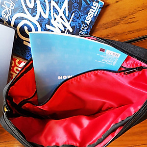 Rough Enough 13 14 Inch Laptop Sleeve Case Bag with Zipper Accessory Pocket for Notebook Computer Black Cordura