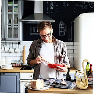 OKUMEYR 1 Set Swan Fork Pedestal Coffee Spoons Cooking Utensil Basket Wedding Decor Silverware Tableware Organizer Forks Stand Holder Mini Forks Drying Rack 304 Stainless Steel Decorations