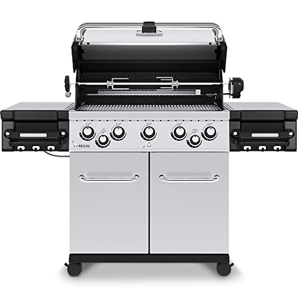 Broil King Regal S 590 Pro Natural Gas Grill - Premium 5-Burner Stainless Steel BBQ