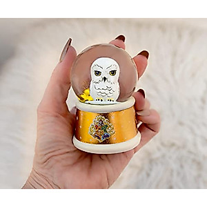 Harry Potter Hedwig Owl Light-Up Mini Adult Snow Globe with Swirling Glitter Display