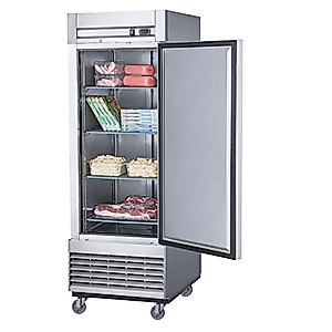 Elite Kitchen Supply 17.7 cu. ft. Auto-Defrost Commercial Upright Reach-in Freezer