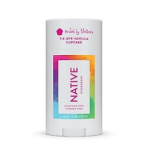 Native Deodorant Tie-Dye Vanilla Cupcake Paraben Aluminum Free 2.65 oz
