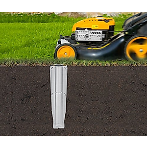 Brabantia Lift-O-Matic Outdoor 4 Arm Clothesline (164 ft/Ø 1.8") Height Adjustable, Folding Clothes Drying Rack + Ground Spike & Cover (Gray)