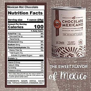 Mexican Hot Chocolate, 8 Ounce (Pack of 2), Authentic Mexican Style Hot Chocolate Mix with Organic Cacao Beans and Cinnamon by La Monarca Bakery