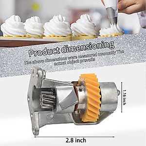 WP240309-2 240309-2 Worm Drive Gear & Bracket Kit for KitchenAid Stand Mixer EA734273 PS734273 AH734273 4162100 4162101 4169907 4169941 4170007 4176130 949544