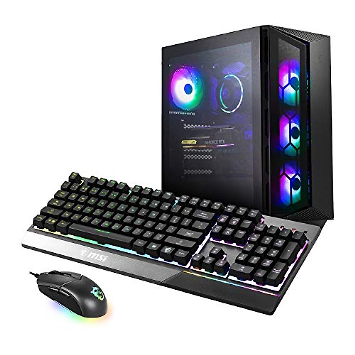 MSI Aegis R 10SC-017US High-End Full Tower Desktop Intel Core i7-10700F Processor RTX 2060Super 8GB GDDR6 16GB DDR4 1TB HDD 512GB SSD WiFi 6 Windows 10 Home VR Ready
