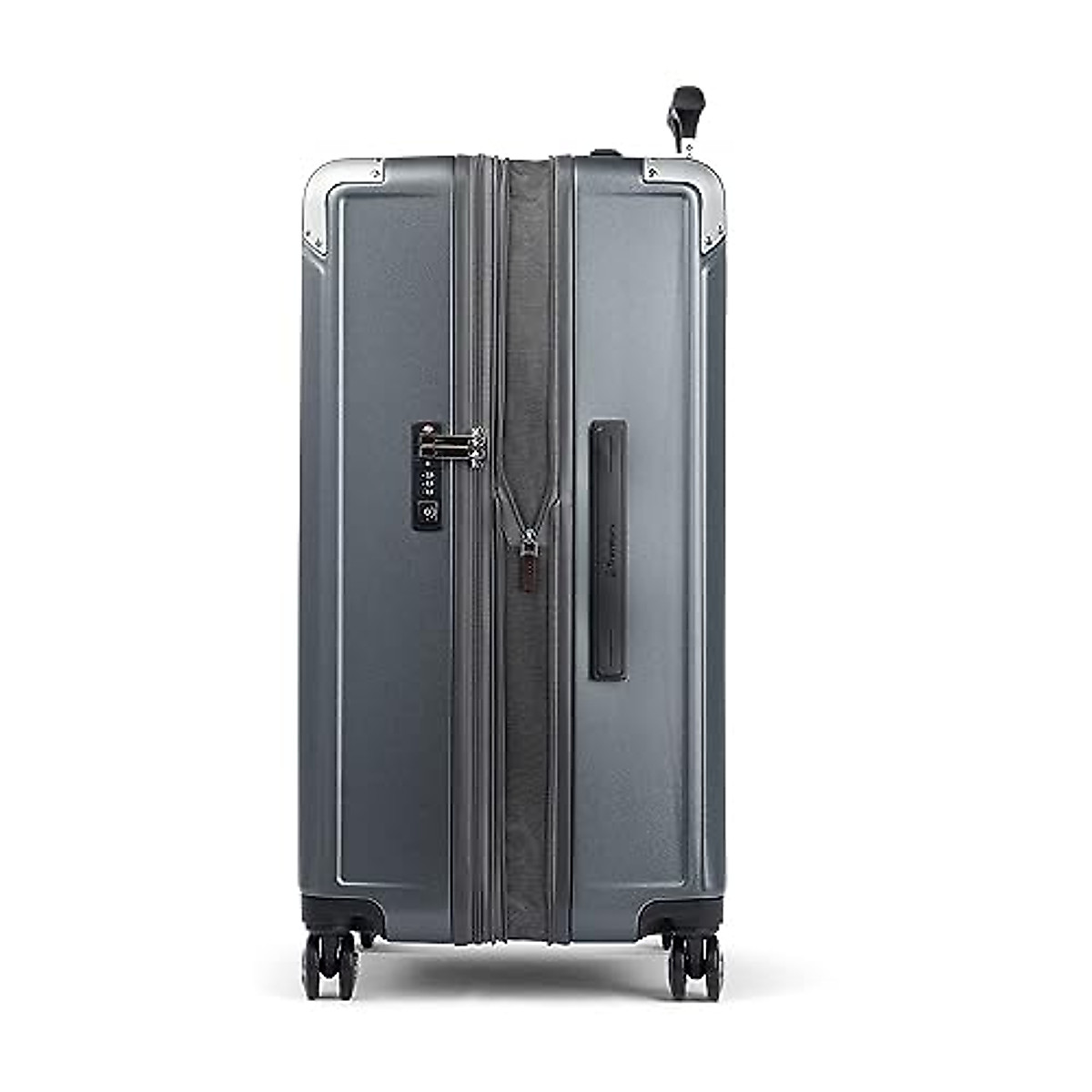 Travelpro Platinum Elite Hardside Expandable Spinner Wheel Luggage TSA Lock Hard Shell Polycarbonate Suitcase, Vintage Grey, Checked Large 28-Inch