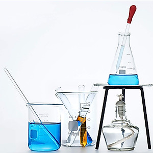 JinYu Centrifuge Tubes Bottom Tip Clear Plastic Test Tube Vials (1.5ml/30pcs)