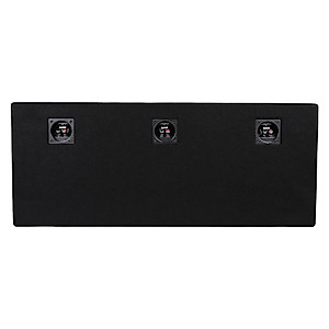 Skar Audio SK3X10V Triple 10" Universal Fit Ported Subwoofer Enclosure with Angled Rear Firing Design