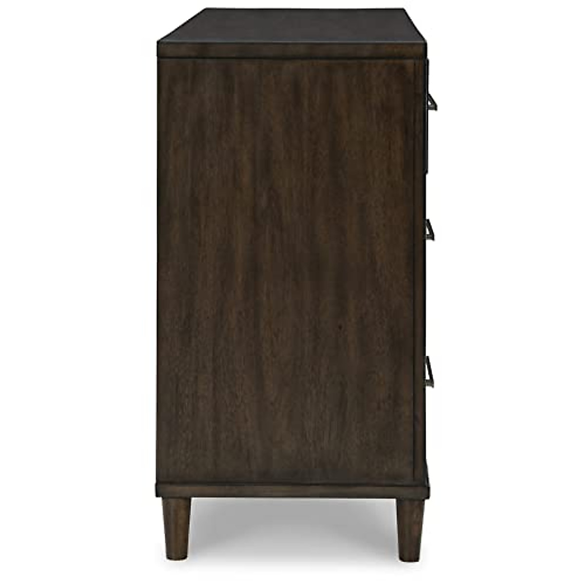 Signature Design by Ashley Wittland Mid-Century Modern 6 Drawer Dresser, Dark Brown
