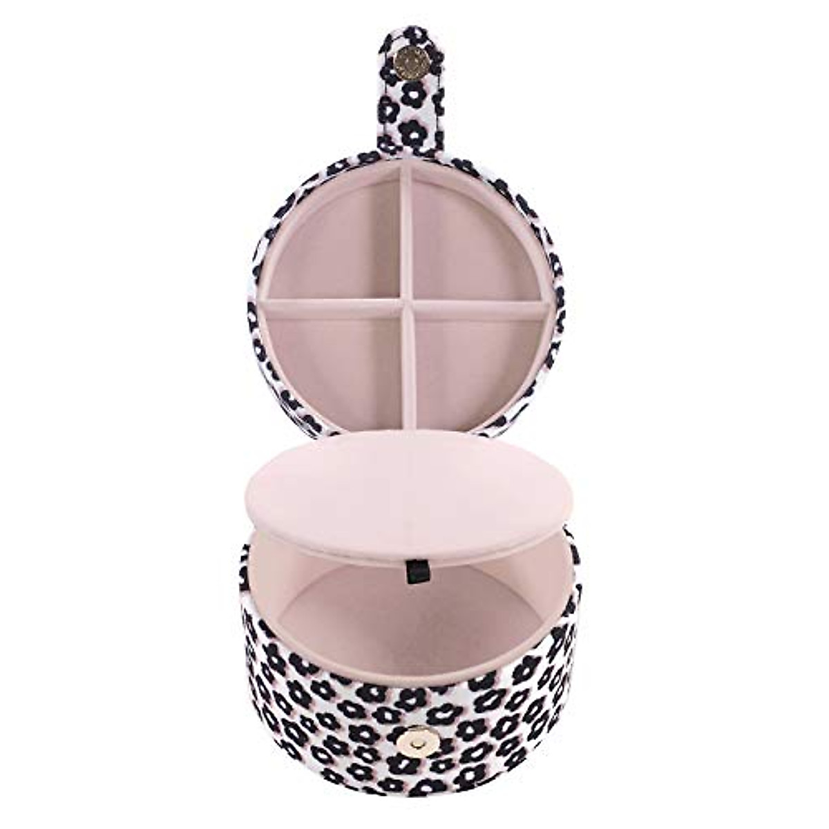 Kate Spade New York Women's Travel Jewelry Organizer for Rings/Earrings/Necklaces, Flair Flora