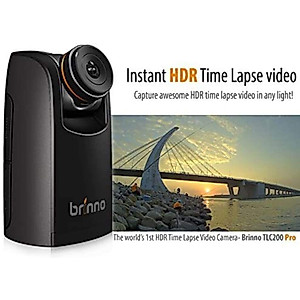 Brinno TLC200 Pro Time Lapse Camera with Waterproof Housing Case Bundle - 42 Day Battery Life - Captures Professional 720P HDR Timelapse Videos - Great for Long-Term Outdoor Projects