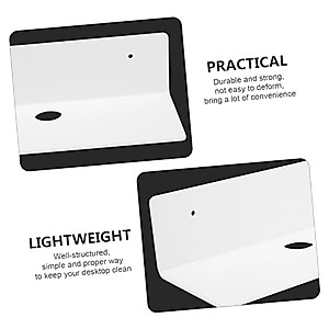 LIFKICH 2pcs Speaker Stand Wall Floating Shelves Wall Bracket Wall Mount Stand Wall Mounts Speaker Mount Speaker Wall Shelf Wall Mount Shelves Small Wall Shelf Modern Shelf Acrylic White
