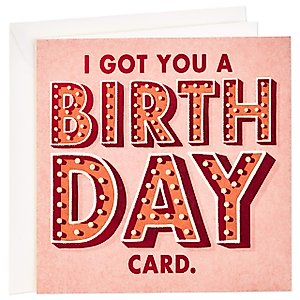Hallmark Studio Ink Birthday Card (Thoughtful AF)