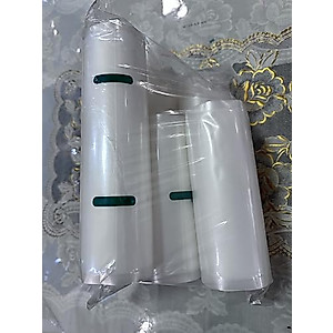 Vacuum Sealer Bags Rolls for Food Saver 11"x25' 3Rolls + 8"x25' 3Rolls Seal a Meal Commercial Grade, BPA Free, Heavy Duty, Great for Vacuum storage, Meal Prep or Sous Vide