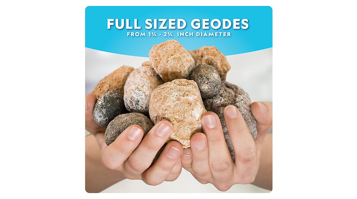 Explore Natural Crystals with the National Geographic Geodes Kit