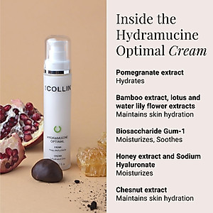 G.M. COLLIN Hydramucine Optimal Cream | Daily Face Moisturizer for Normal to Dry Skin | Firming Facial Lotion
