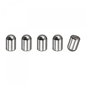 uxcell 8x12mm Dowel Pins, 5pcs 304 Stainless Steel Round Head Flat Chamfered End Dowel Pin Bunk Bed Pins Shelf Pegs Support Shelves Fasten Elements