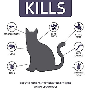 Advanllent Flea and Tick Prevention for Cats, Cat Flea Treatment, Fast Acting & Waterproof, Over 1.5 Pounds, 3 Doses