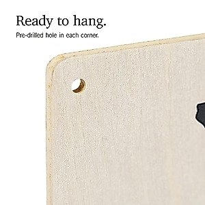 Lantern Press 6x9 Inch Wood Sign, Ready to Hang Wall Decor, Florida, Home State, Gray on White