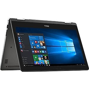 Dell 2017 Inspiron 7000 13.3" 2-in-1 Full HD Touchscreen Convertible Laptop, 7th Intel Core i5-7200u, 8GB DDR4 RAM, 256GB SSD, Backlit Keyboard, Bluetooth, HDMI, 802.11AC, Windows 10-Silver