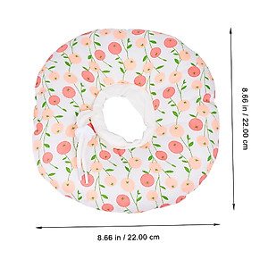 DOITOOL 3pcs Elizabeth Circle Cat Protective Collar Dog Soft Cone Grooming Neck Cone Puppies Collars Pet Collar After Surgery Cat Wound Healing Collar Cat Collar Kitten White Fabric