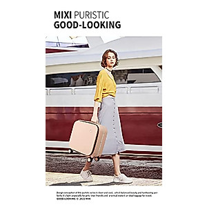 Mixi Durable 18-Inch Carry-On Luggage with Multi-Country TSA Approval and Convenient Features