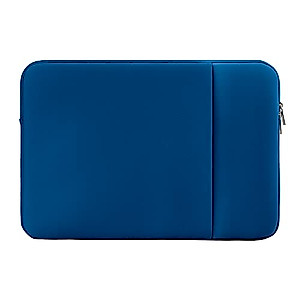 MicaYoung 11-11.6 Inch Laptop Sleeve Shockproof Case Padded Computer Protective Cover with Pocket Compatible with 11.6" MacBook Acer ASUS HP Stream Dell Samsung Chromebook Notebook, Navy Blue