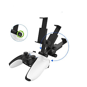 NC P S5 Game Controller Mount Clip Holder Support with Adjustable Angle Clamp Gamepad Rotate Stents Handle Bracket Accessories Sale
