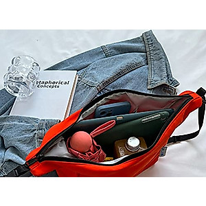 Hobo Bag Women Chic Tote Bag Stylish Nylon Shoulder Bag Students Fashion Messenger Bag