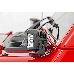 Rough Country 3" Wide Angle OSRAM LED Lights | 13,500 Lumens | Pair - 70904 , Black