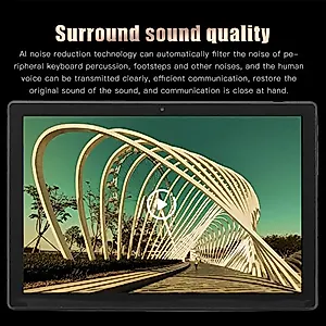 Zerodis 10.1 Inch Tablet, 100-240V 1080x1920 IPS Screen Portable Tablet for Home for Travel (US Plug)