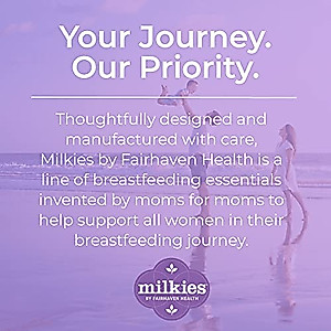 Fairhaven Health Milkies Milk-Saver, Milk Catcher for Breastmilk, Shell to Collect Leaking Breastmilk, Collector Cup for Nursing & Breastfeeding, Saves Up to 2 Ounces of Leaking Liquid Gold, Silicone-Free
