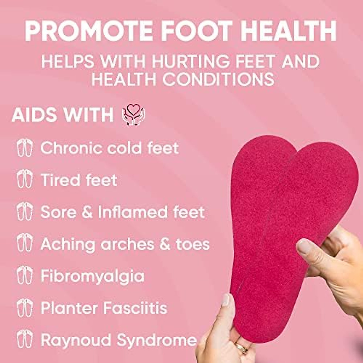 Snook Ease Heated Insoles Shoe Warmer Inserts - Foot & Toe Warmers for Winter, Microwavable Insoles for Men, Reheatable & Washable Fits All Footwear Slippers, Socks, Boots Cut to Size, Made in USA