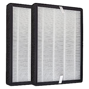 Nyingchi GL-FS32 Replacement Filter, Compatible with MOOKA®/KOIOS GL-FS32 and Azeus GL-FS32 Air Purifier, H13 True HEPA 3-in-1 Activated Carbon Filtration System,2 Pack