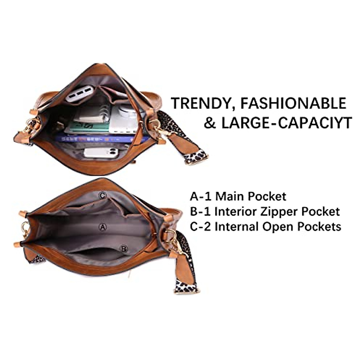 Wxnow Crossbody Bags for Women Vegan Leather Shoulder Bag and Handbags Designer Bucket Bag Hobo Purses, Best gifts for her,Beige