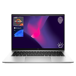 HP EliteBook 845 G9 Business Laptop, 14" WUXGA Display, AMD Ryzen 7 PRO 6850U Processor, 32GB DDR5 RAM, 512GB SSD, Wi-Fi 6, Backlit KB, FP Reader, Webcam, HDMI, Windows 11 Pro, Silver