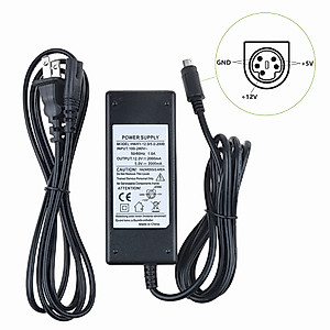 SLLEA AC Adapter for WD Elements 500GB WD5000C035-000 External Hard Drive Power Supply