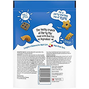 Purina Friskies Cat Treats Variety Pack, Party Mix Crunch Greatest Hits - 3 ct. Boxes