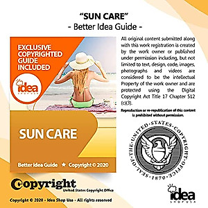 After Sun Equate | Sunburn Relief Gel with Aloe, 20 oz + "SUN CARE" Better Idea Guide - (1 pack)