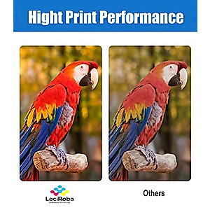 LeciRoba Compatible for HP Deskjet 3755 Ink Cartridges High Yield Remanufactured HP 65XL Ink Cartridges Replacement for HP DeskJet 2600 3700 Series Envy 5000 Series AMP 100 Series Printer (2-Pack)