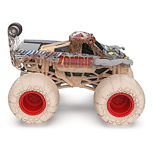 Monster Jam, Official Zombie Monster Truck, Die-Cast Vehicle, Elementals Trucks Series, 1:64 Scale