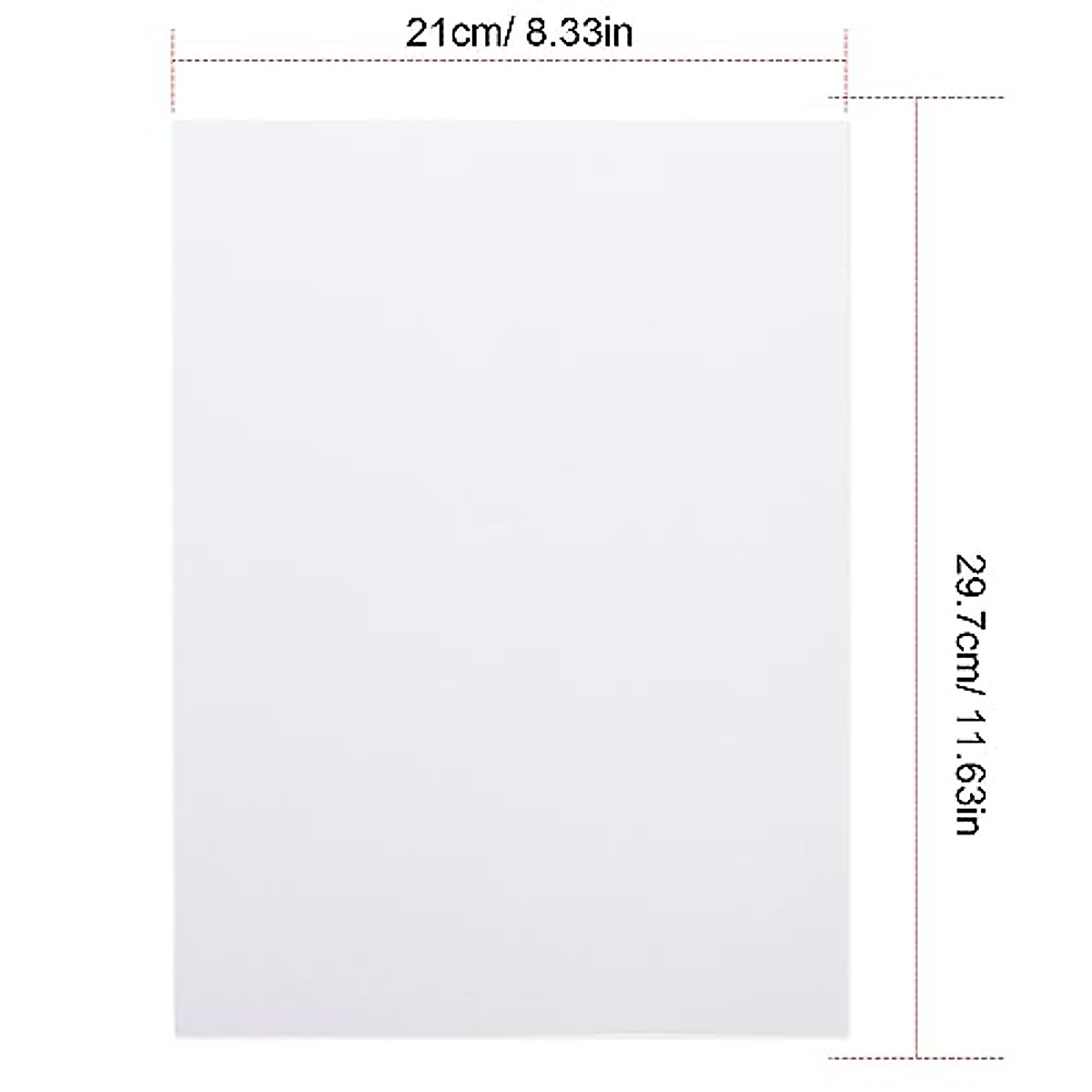 Cabilock 50 Sheets Labels Tag Tabs Blank Sticker Paper Label Paper Adhesive Label Sticker Printing Paper Sticker Printer Paper Printer Sticker Paper White Stickers A4 Magnetic Paper