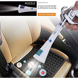 GOCCIDA Car Cleaning Gun High Pressure Car Cleaning Tool Air Blow Gun Car Detailing Kit Interior Cleaner Air Duster Blower Gun Pneumatic Air Compressor Auto Detailing Tool for Car Upholstery