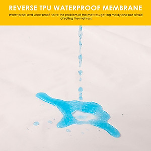 Waterproof Fitted NUKLOR Crib Mattress Pad and Toddler Crib Mattress, Protective Baby Crib Mattress Cover, Bedding Sets Breathable and Hypoallergenic for Boys and Girls (27.5'' x 52'' x 6'' 1Pack)